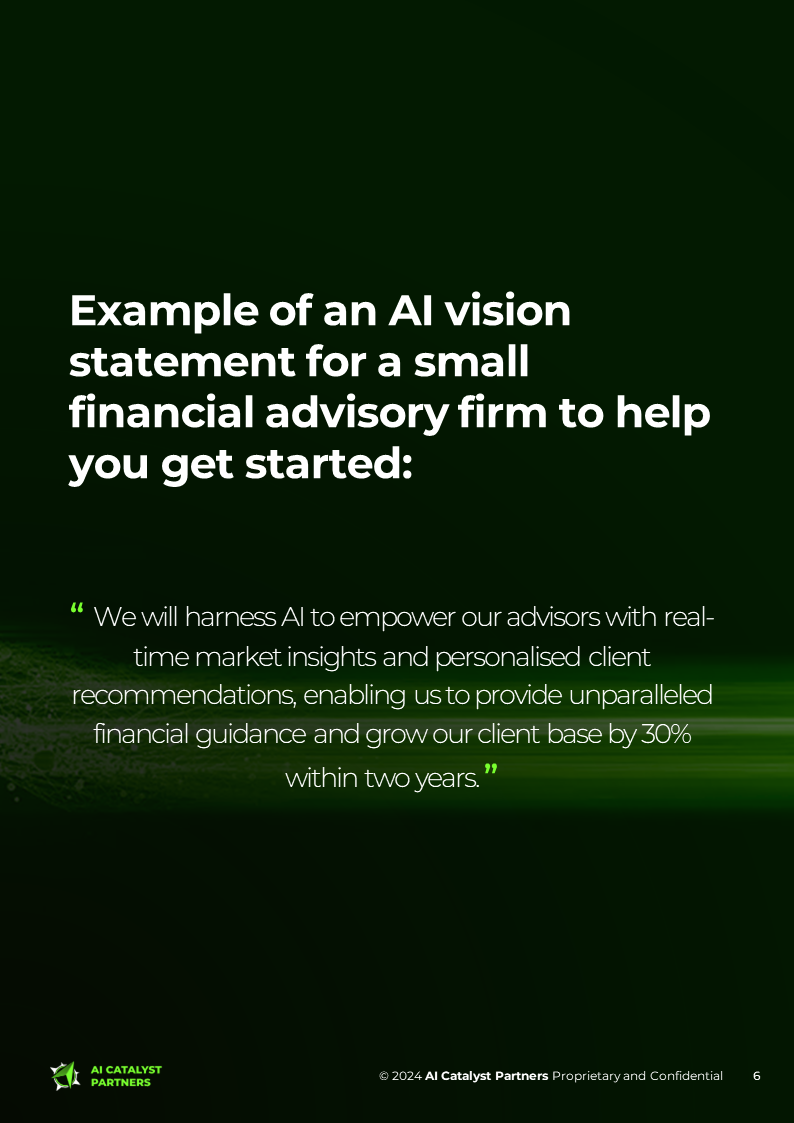 AI Catalyst Partners - AI Strategy Canvas | Manage Your AI Strategy